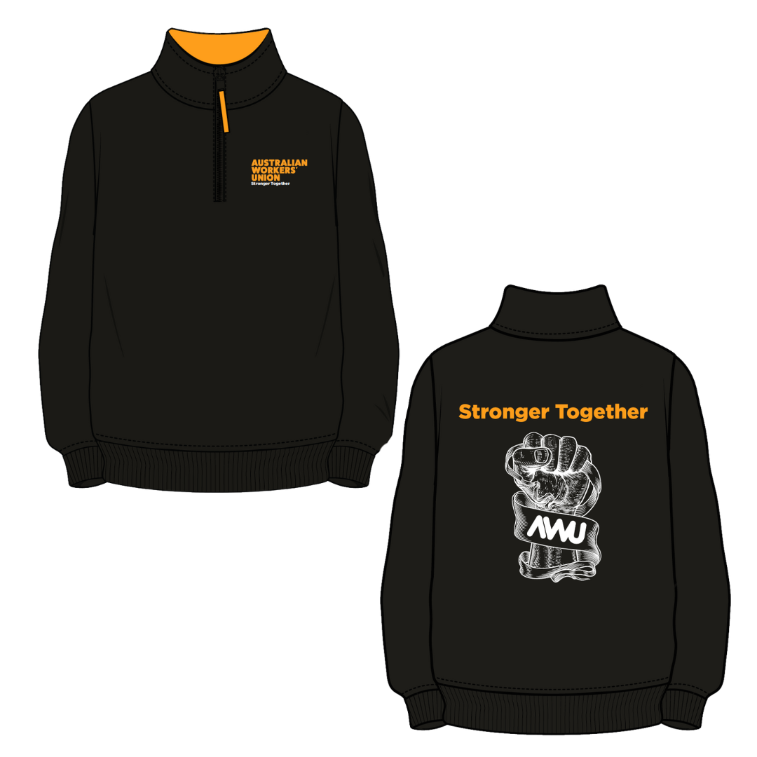 Half Zip Fleecy | AWU Merchandise